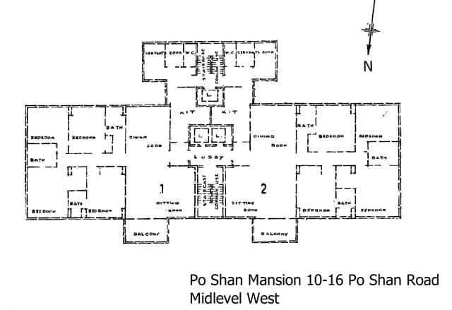 PO SHAN MANSION 寶城大廈 - hong kong property 10 Po Shan Road
